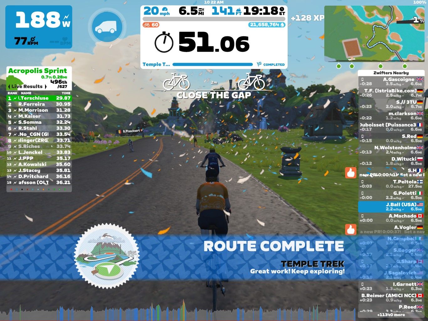 Zwift – Temple Trek in Watopia – The Bike Crank